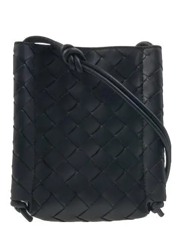 Bottega Veneta Woven Shoulder Bag - Black