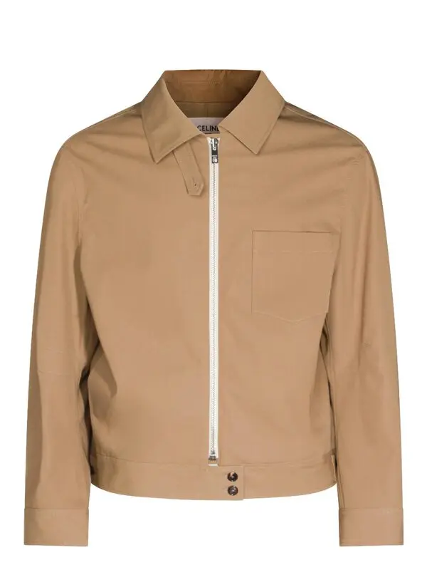 Celine Cotton Cloth Jacket - Nude