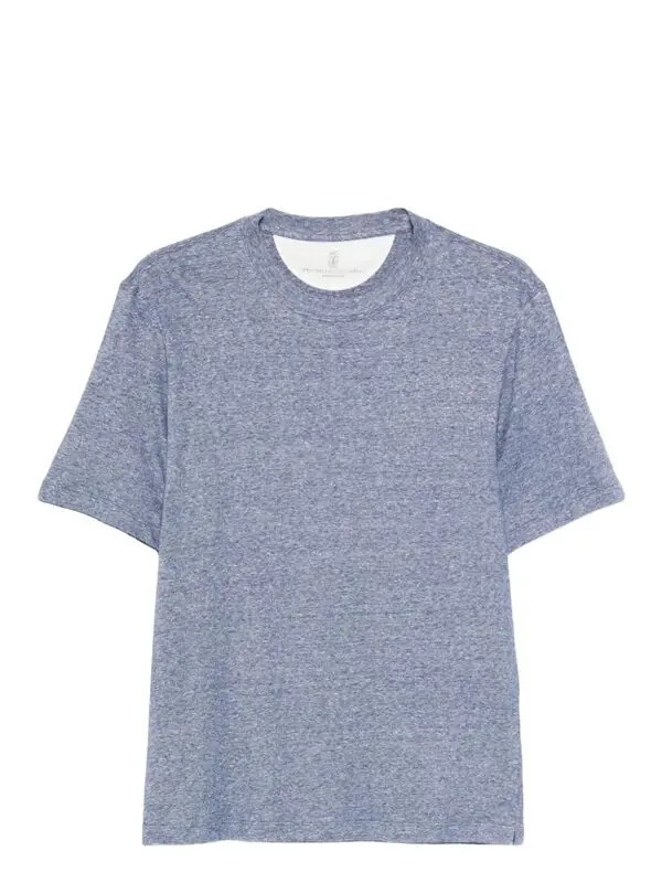 Brunello Cucinelli Short-sleeve Cotton T-shirt - Blue