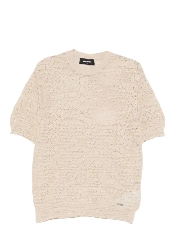 Dsquared2 Crew-neck T-shirt - Beige