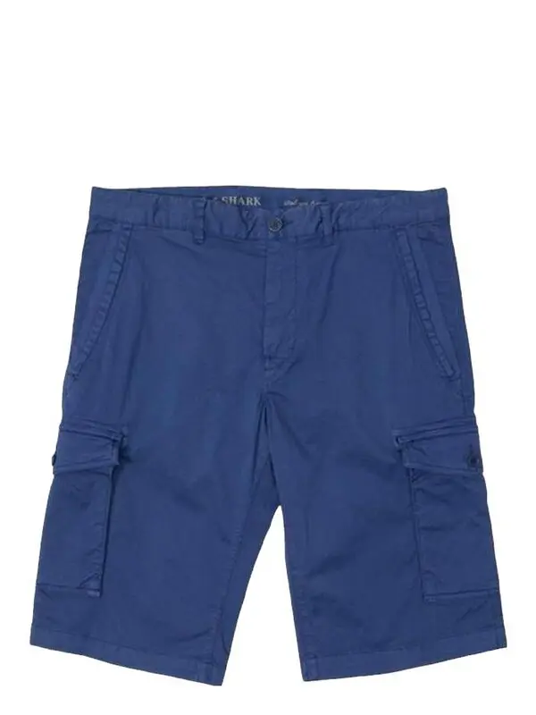 PAUL  SHARK Paul & Shark Straight Cargo Shorts - Blue