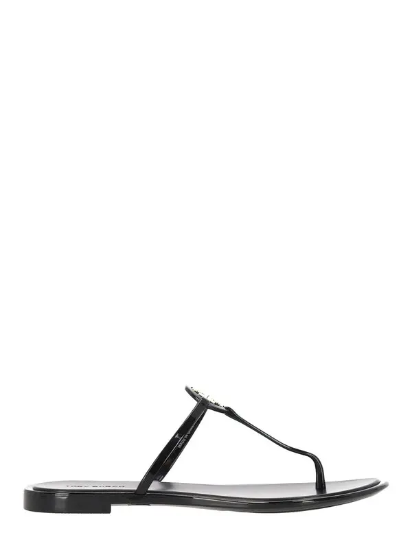 Tory Burch Mini Miller Flip Flops - Black