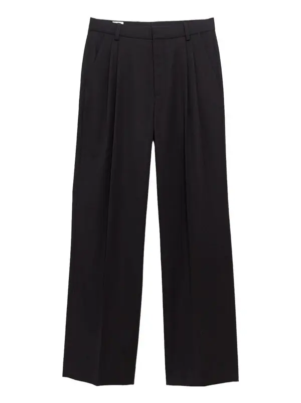 Casablanca Tailoring Pleated Trousers - Black