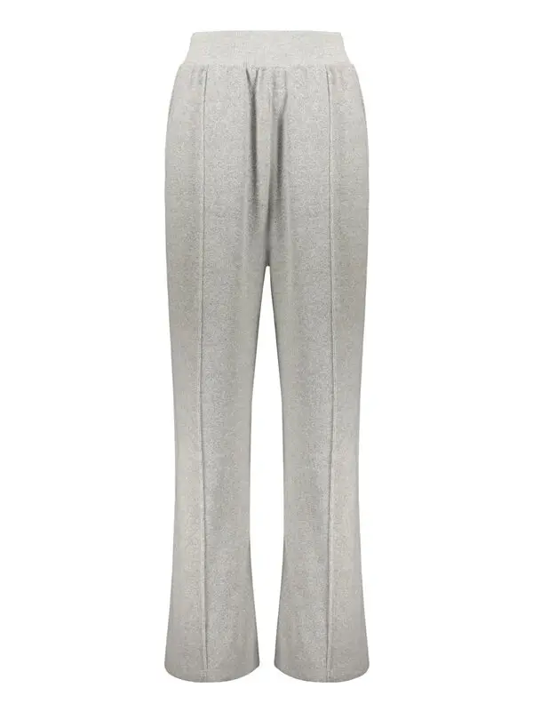 Kenzo Elastic-waist Straight-leg Pants - Gray