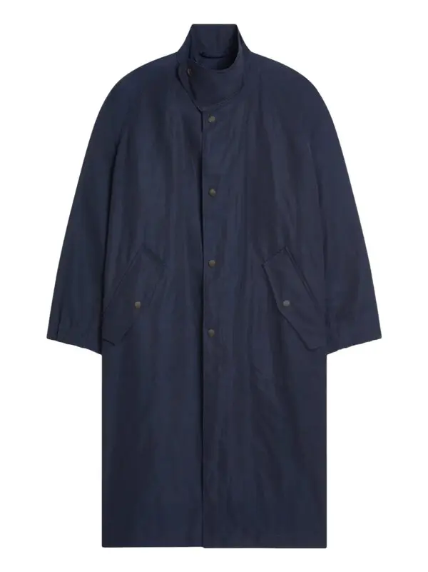 Dries Van Noten High Neck Button-up Coat - No