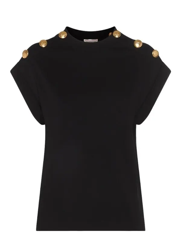 Alexander McQueen Embellished T-shirt - Black