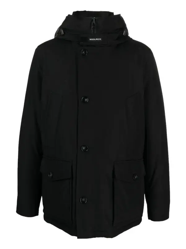 Woolrich Hooded Casual Jacket - Black