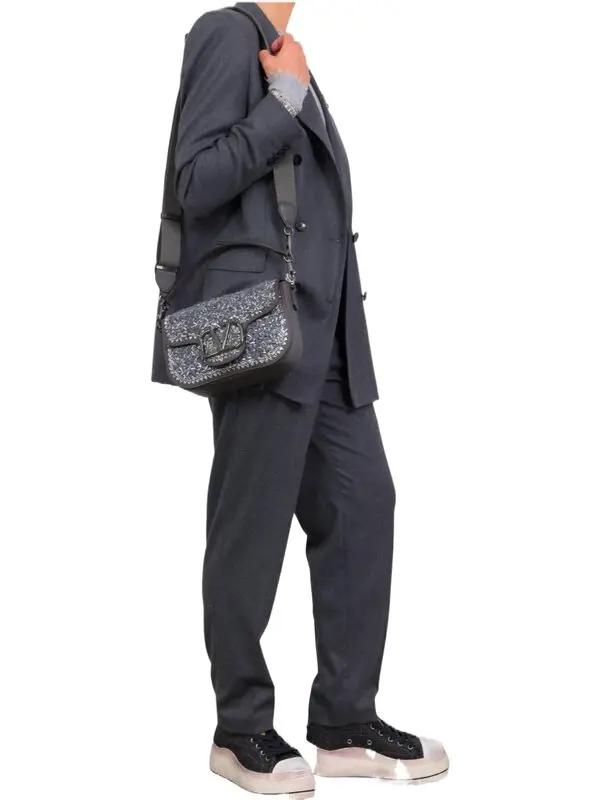 Seventy Mid-rise Elasticated Waistband Cigarette Cut Trousers - Black