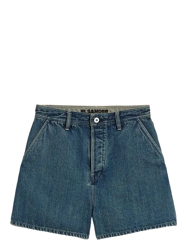 JIL SANDER Denim Shorts - Blue