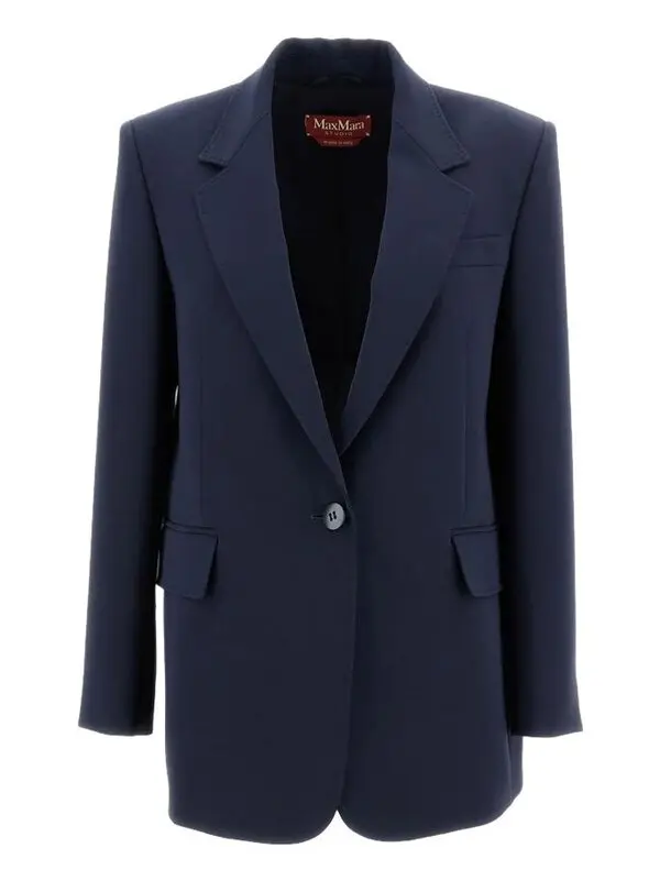 Max Mara Flap-pockets Blazer - Black