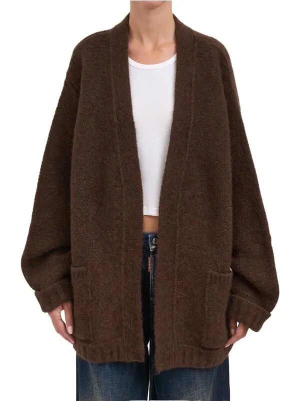 Dsquared2 Belted V-neck Cardigan - Brown