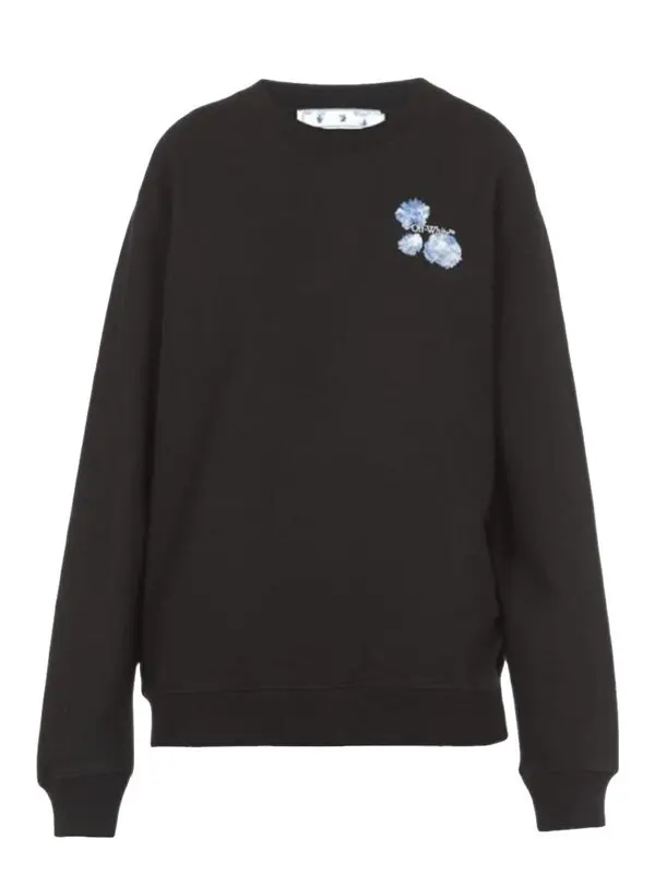 Off-White Arrows Print Crewneck Sweatshirt - Black