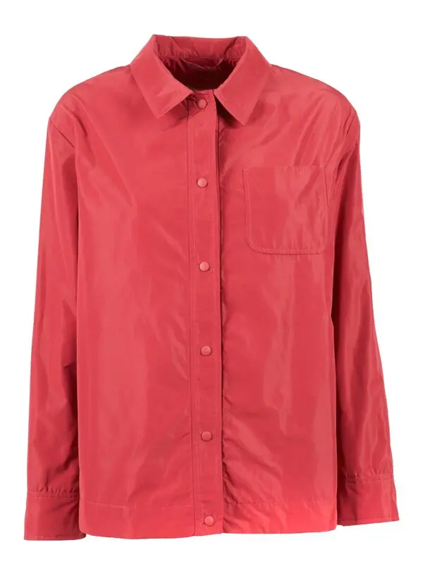 Aspesi Single-breasted Pocket Button Jacket - Red