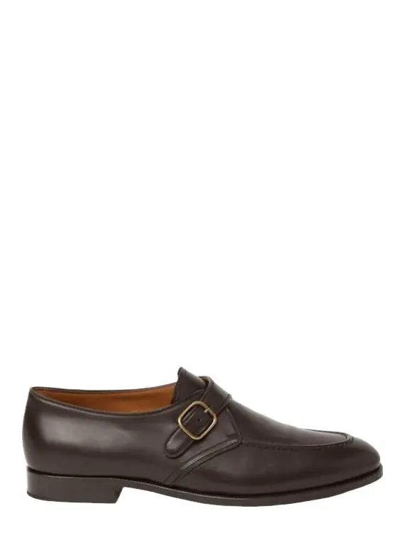 Loro Piana Sergio Derby Buckled Shoes - Ebony