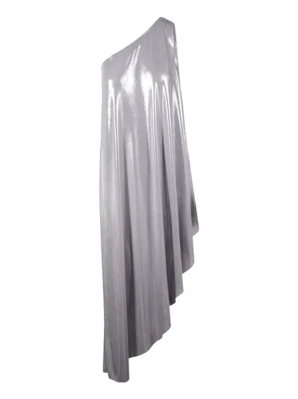 Norma Kamali One-shoulder Asymmetric Tunic - Gray
