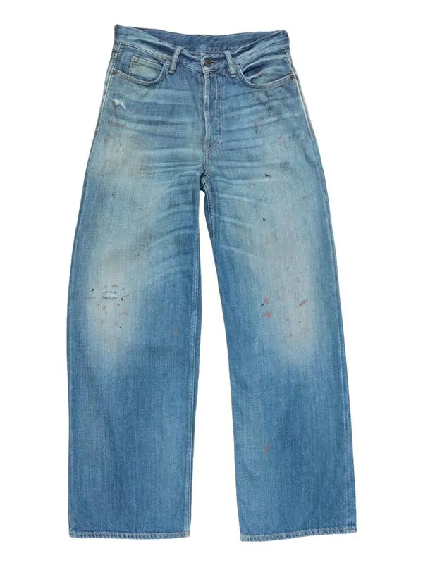 Acne Studios 1981 Loose Fit Jeans - Medium Blue