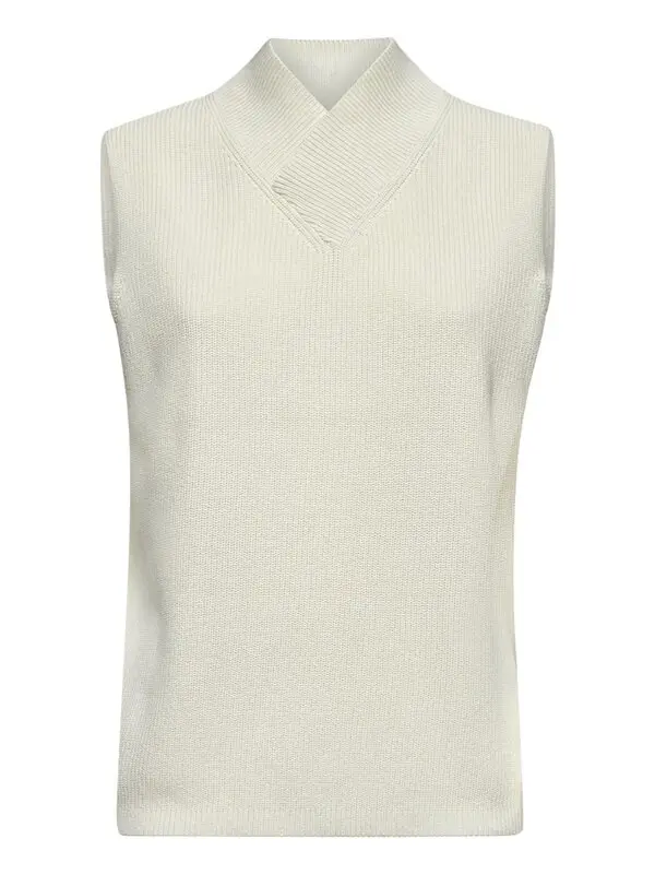 Studio Nicholson Ceres Ribbed Vest - Vory