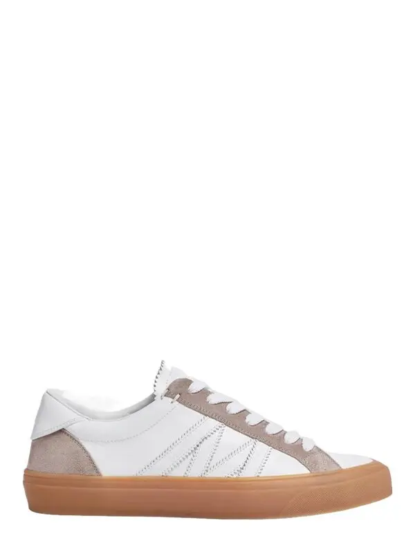 Moncler Monaco M Lace-up Trainers - Optical White