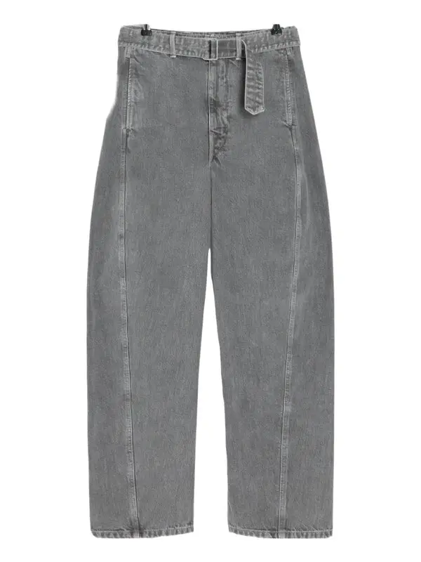 LEMAIRE Twisted Belted Pants - Heather