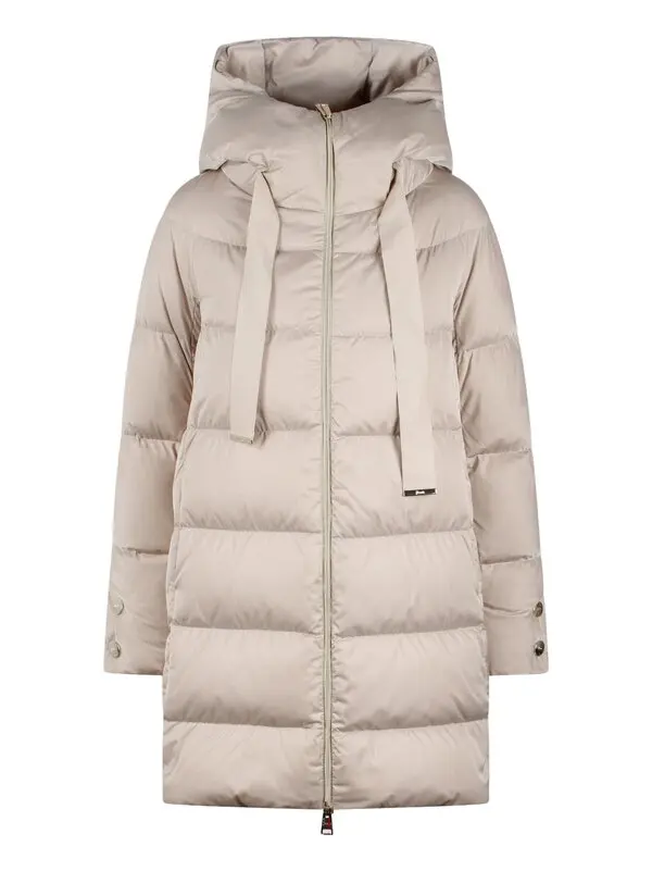 Herno Zip-up Drawstring Hooded Jacket - No