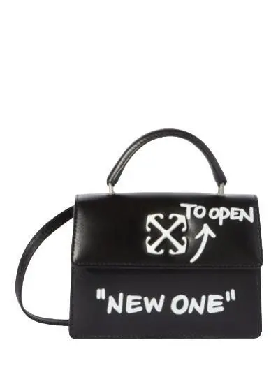 Off-White Jitney Baby Quote Handbag - Black