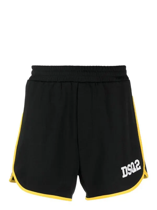 Dsquared2 Logo Track Shorts - Black