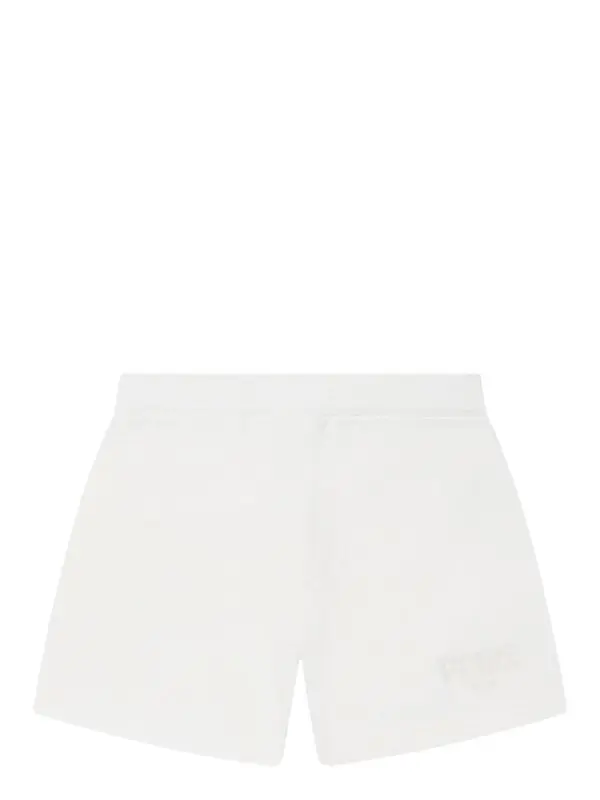 Fendi Elastic Waist Shorts - White