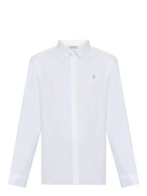 ALLSAINTS Hawthorne Embroidered Shirt - White