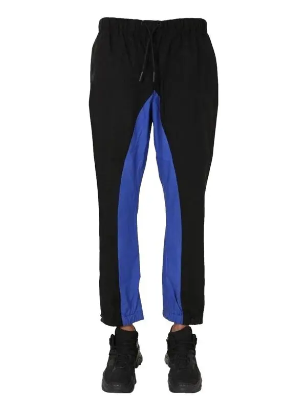MARCELO BURLON COUNTY OF MILAN Two-color Sweatpants - Black