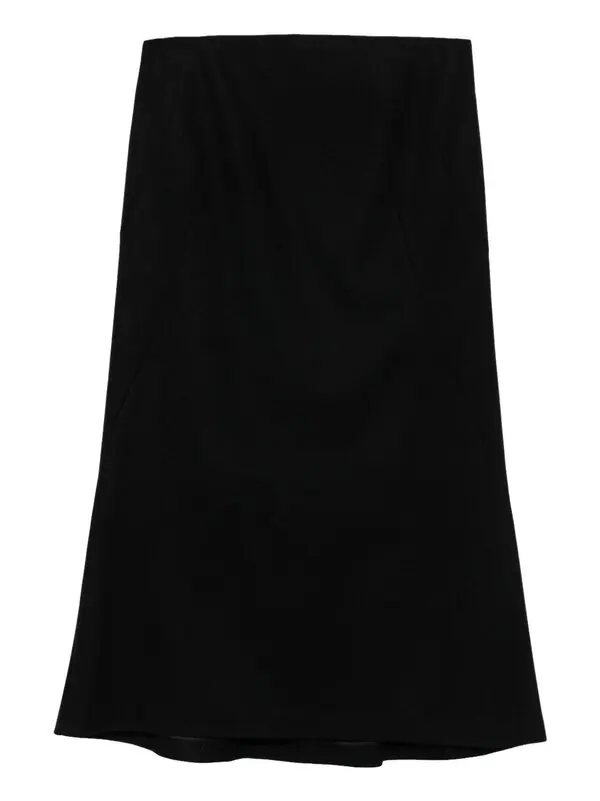 Dries Van Noten Zippered Skirt - Black