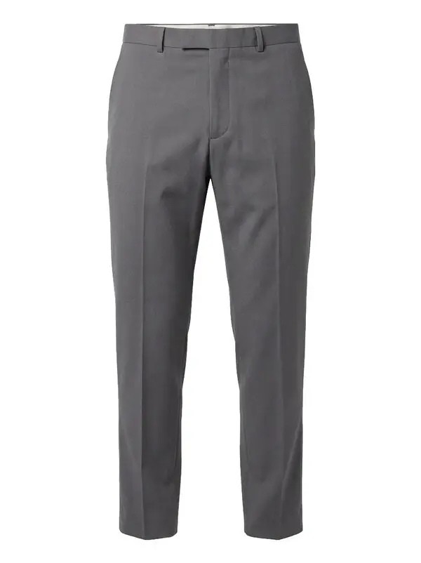 Gucci Straight Leg Satin Pants - Grey