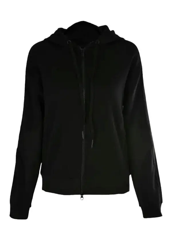 Iceberg Zip-up Hooded Track Jacket With Logo Detail - Black