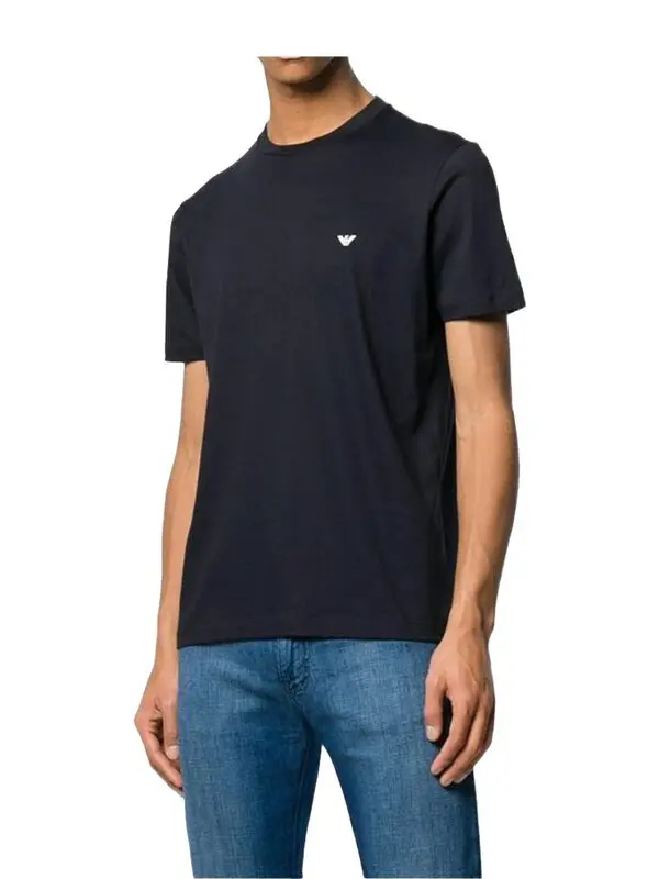 Emporio Armani Navy Blue T-shirt - Black