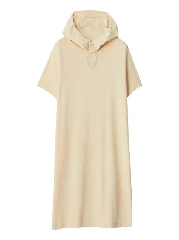 Burberry Towelling Hooded Cotton Dress - No