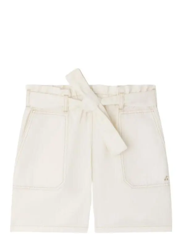 Bonpoint Lorrie Drawstring Shorts - White