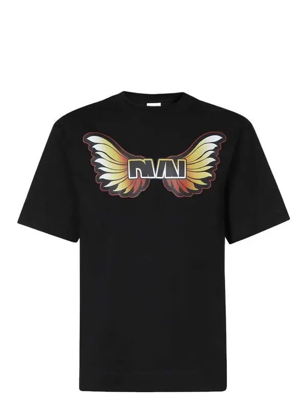 Dries Van Noten T-shirt With Round Neck And Short Sleeves - Black