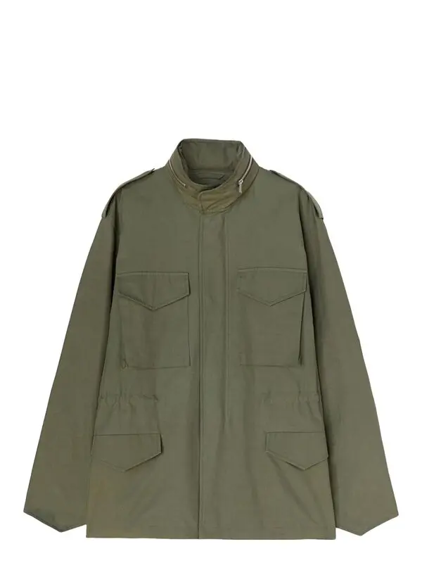 JIL SANDER Hidden Hood Shirt Jacket - Green