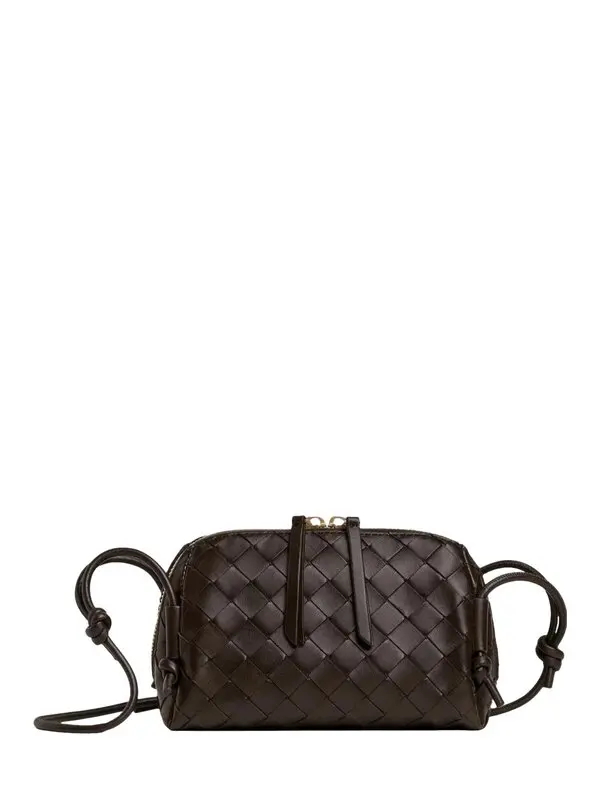 Bottega Veneta Zipper Shoulder Bag - Black