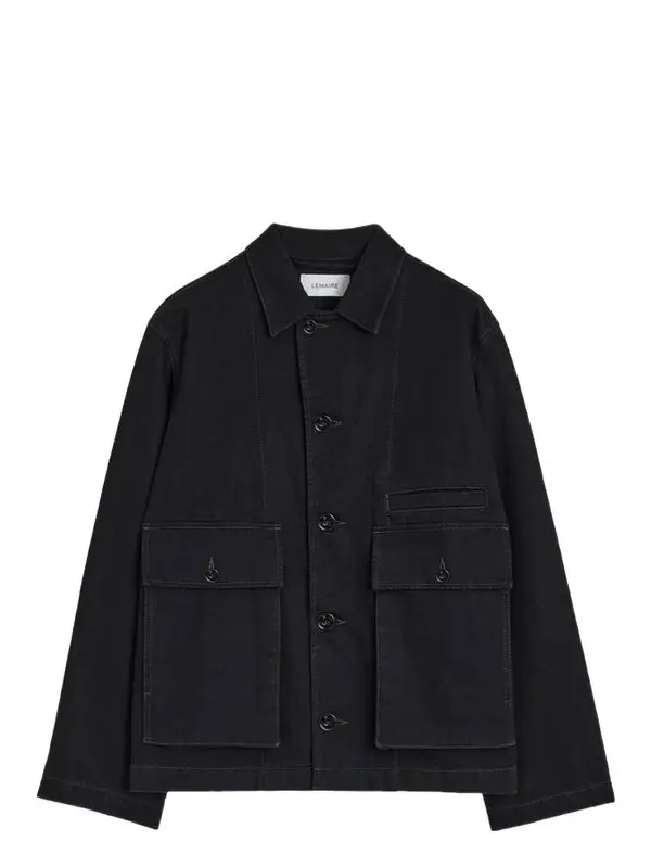 LEMAIRE Boxy Denim Jacket - Black