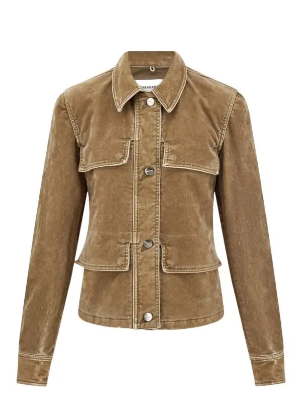 FERRAGAMO Long Sleeve Work Jacket - Hunting Trip
