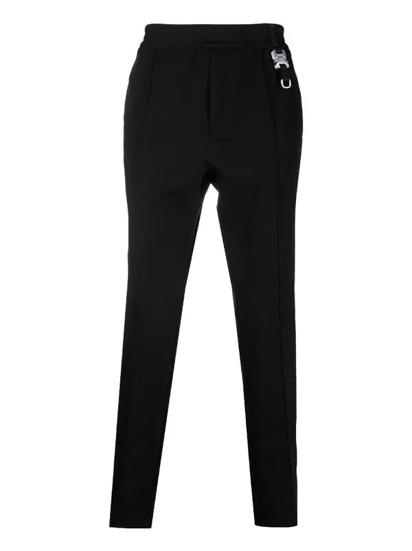 1017 Alyx 9sm Buckle Detailed Straight Leg Pants - Black