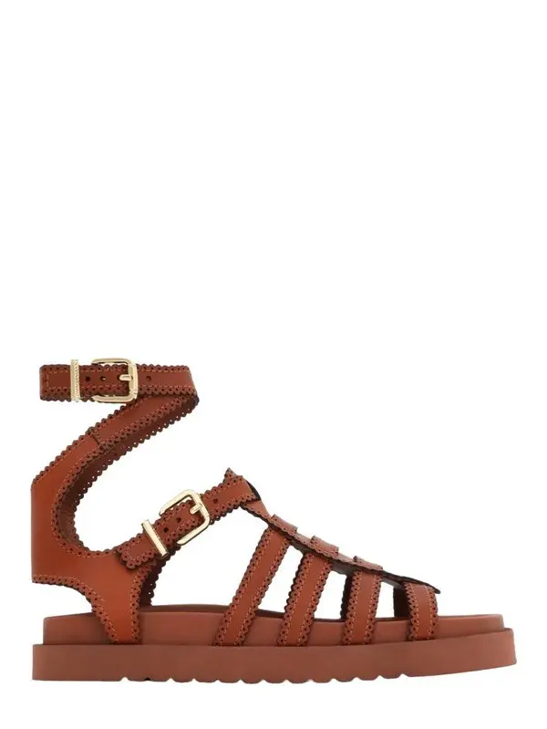 Zimmermann Goldie Sandals - Walnut