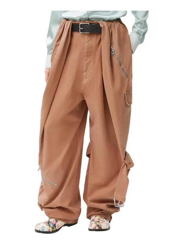 Loewe Balloon Cargo Trousers - Clay