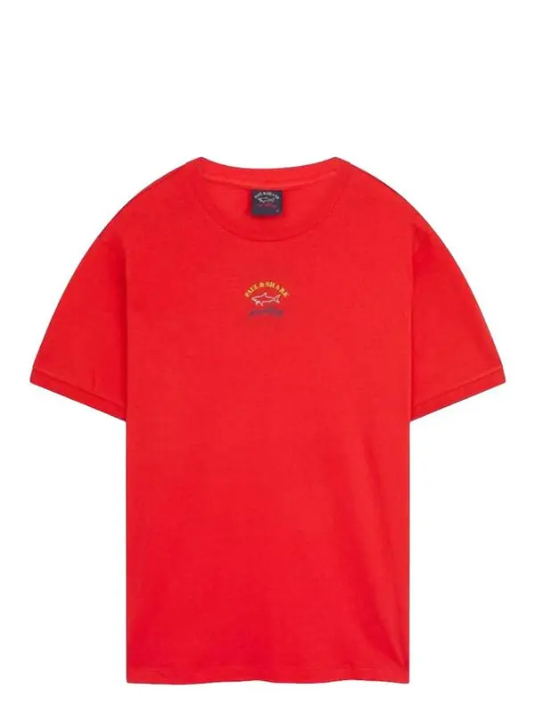 Paul & Shark Logo Printed T-shirt - Red