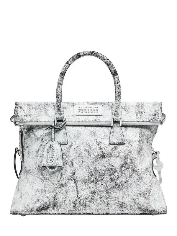 MAISON MARGIELA Medium 5ac Crossbody Bag - White