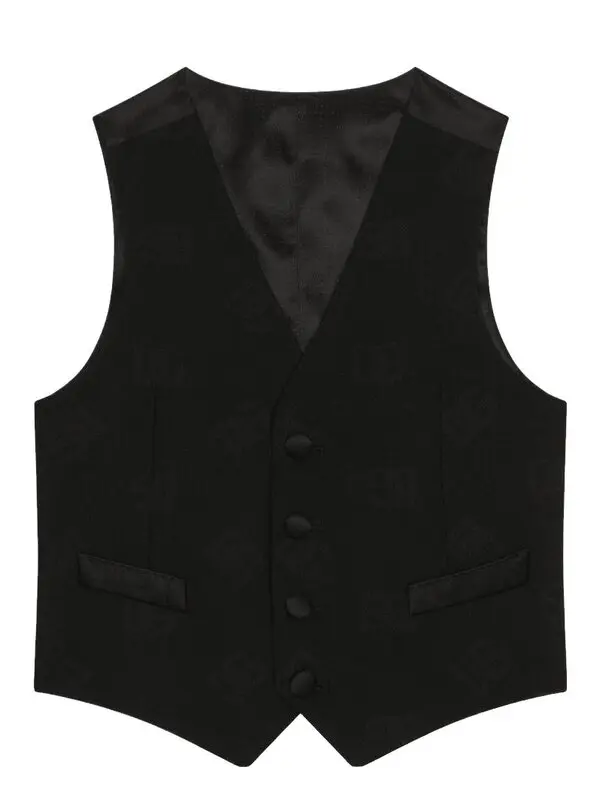 Dolce & Gabbana Single-breasted Waistcoat - Black