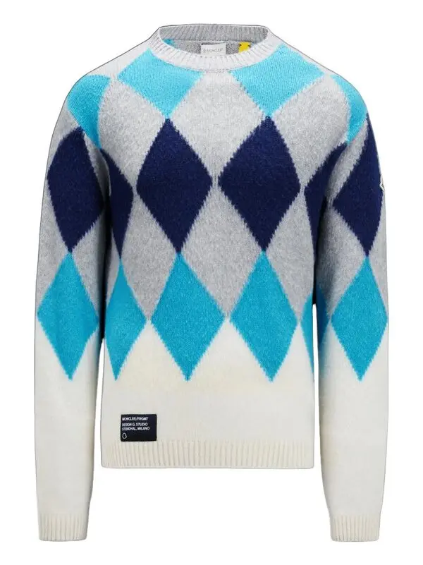 Moncler Argyle Wool Cashmere Jumper - Multicolor