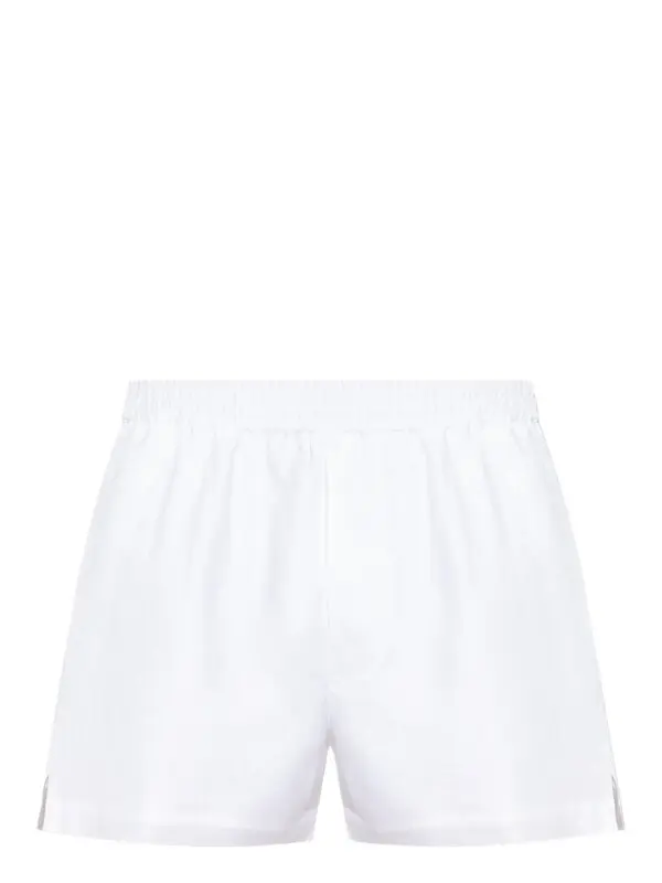 Dsquared2 Embroidered Shorts - White