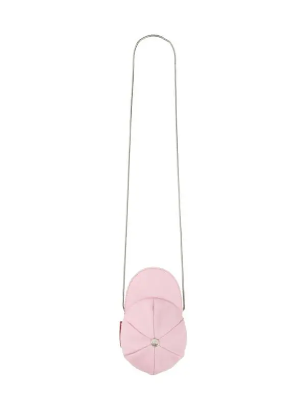 Moschino Patch Shoulder Bag - Pink