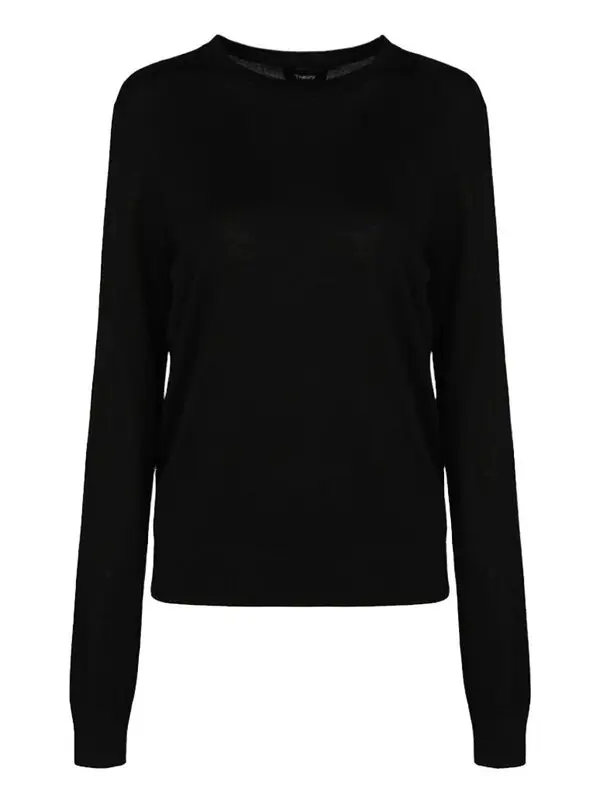 Theory Long-sleeved Crewneck Jumper - No